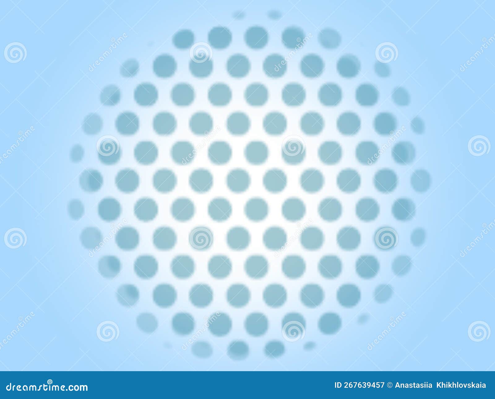 Blue Sphere Polka Dots Background Stock Illustration - Illustration of ...