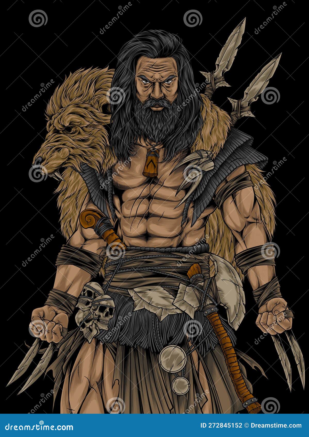 HUNTER stock illustration. Illustration of drawing, poster - 272845152