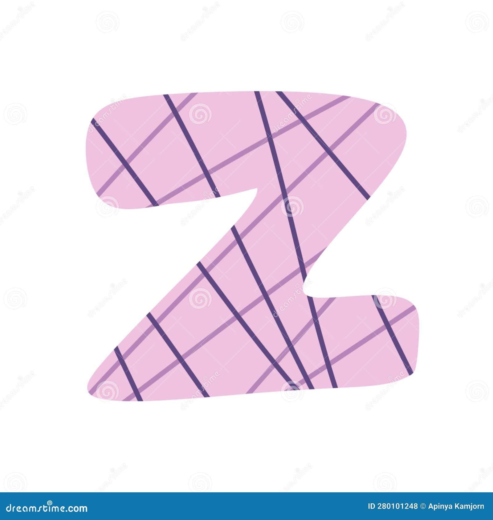 Cute Alphabets stock illustration. Illustration of font - 280101248