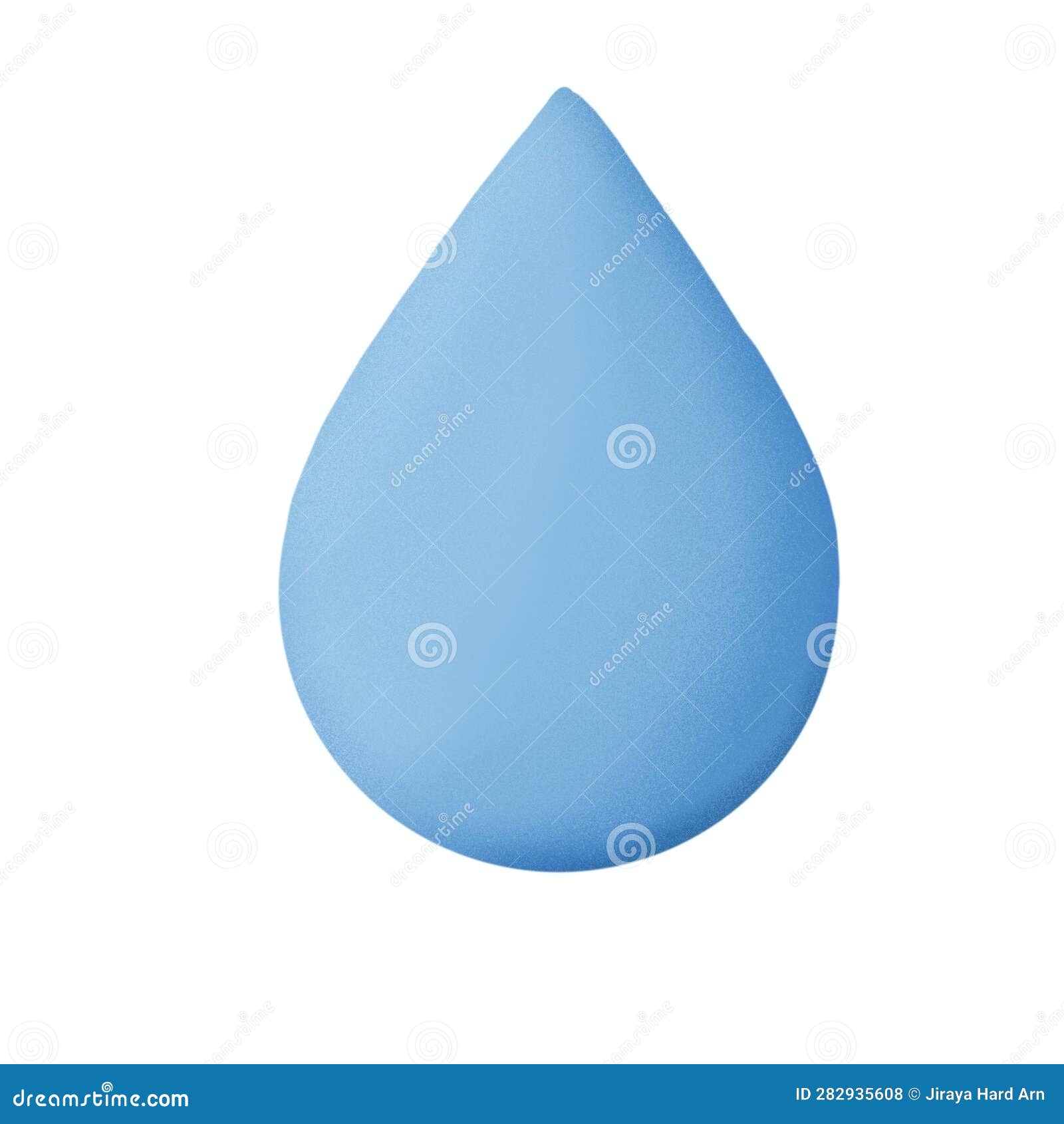 Simple and Minimal Blue Drop of Water Stock Photo - Illustration of ...