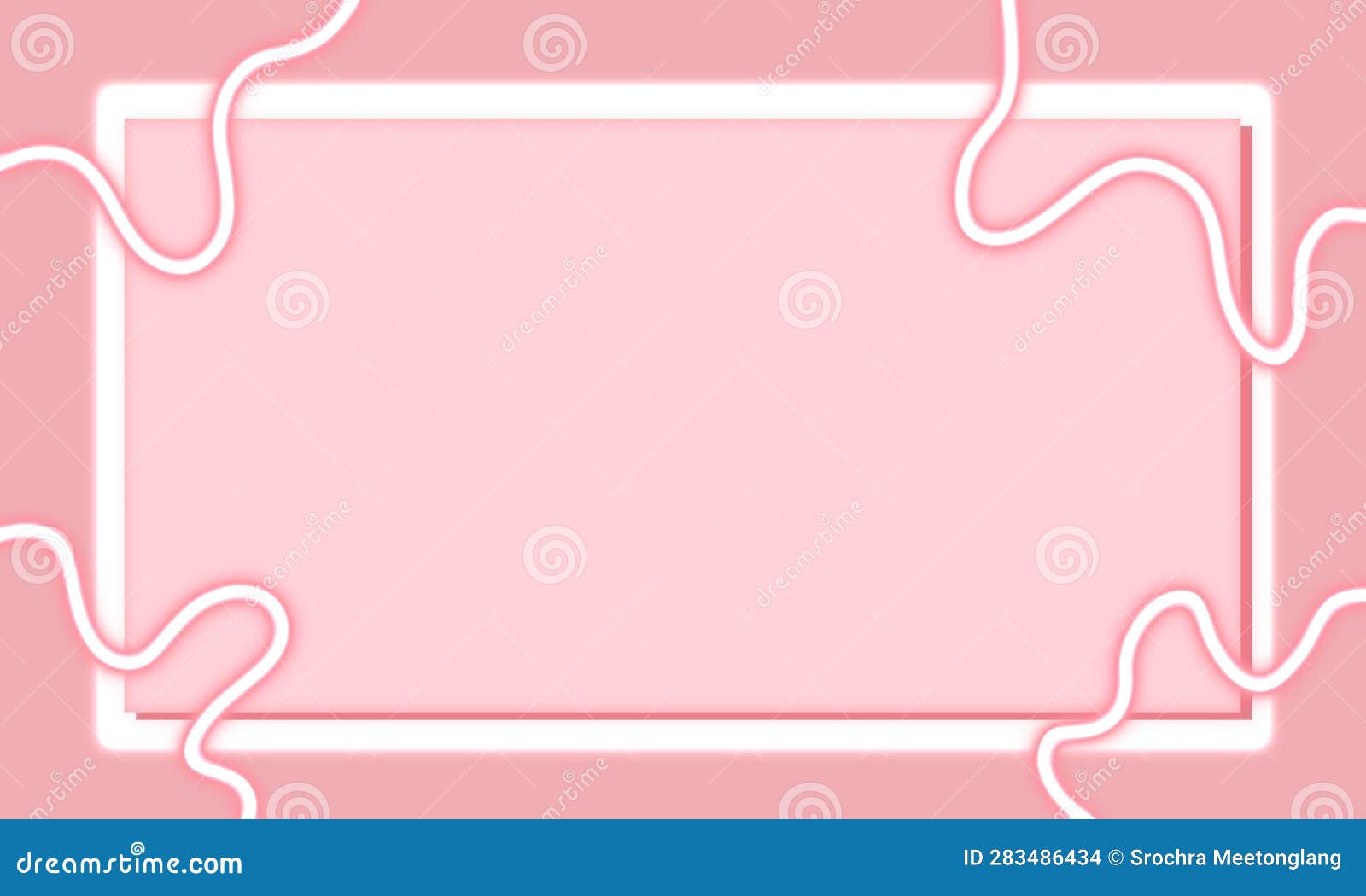 Pinks and neon light frame stock illustration. Illustration of frame ...