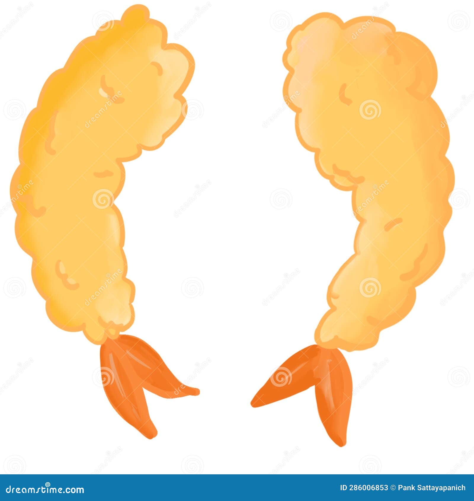 Fried Shrimp Clipart