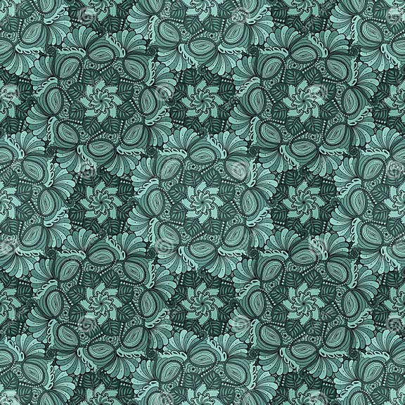 Indian, Arabic Style Ornamental Mandala Seamless Pattern Design for ...