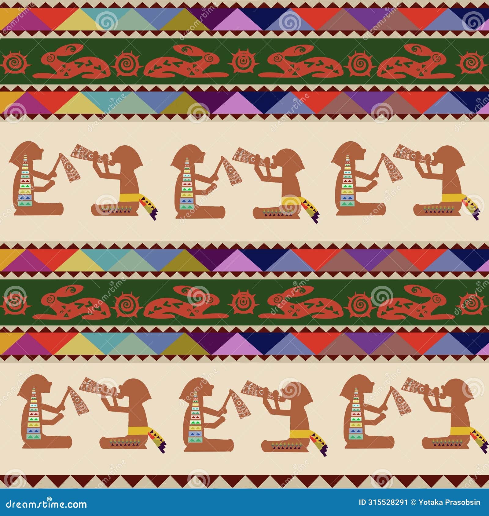 Echoes of Egypt: Tribal Fabric Patterns Infused with Cultural Richness ...