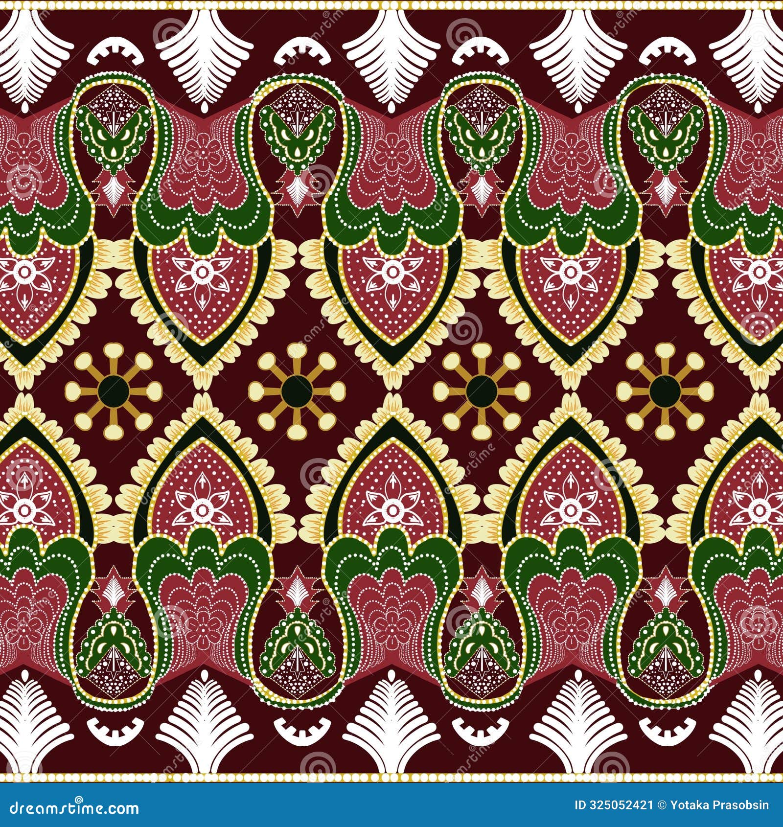 Indian Tribal Fabric Patterns Featuring Vibrant Floral Stock ...