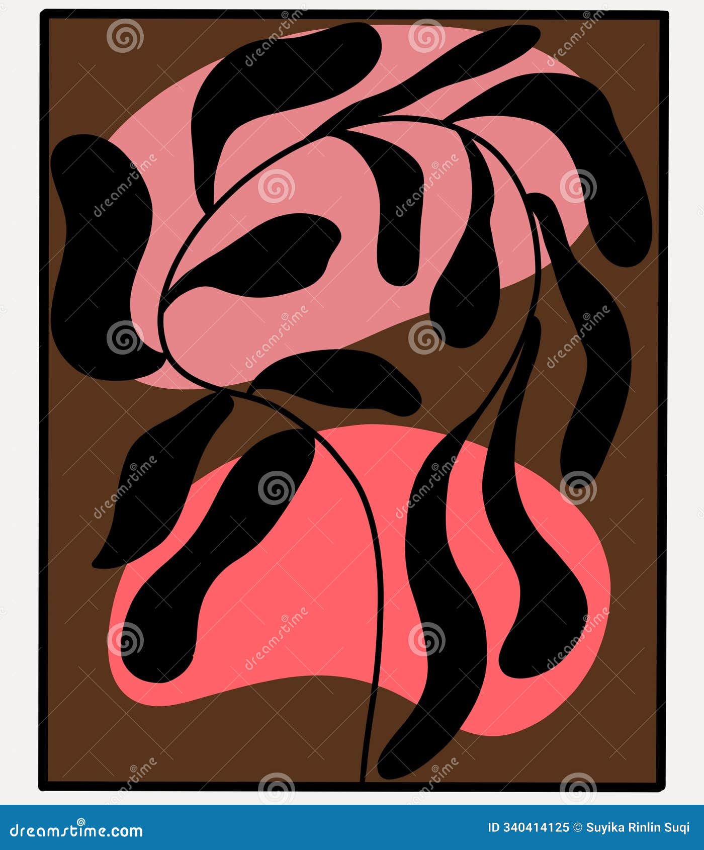 Abstract Postmodernism Creative Imagination Wall Art Print ...