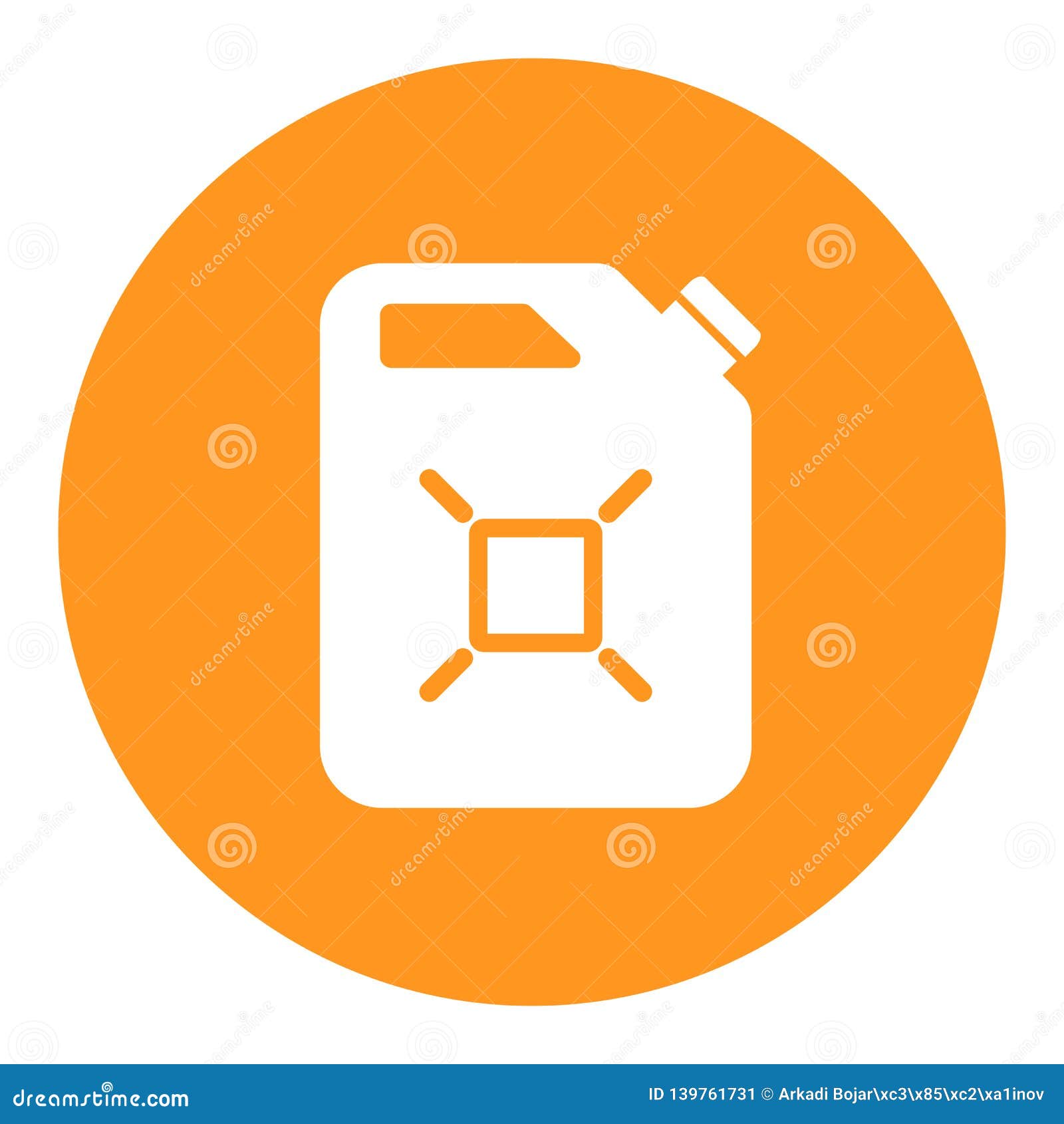 Canister vector icon stock vector. Illustration of emblem - 139761731