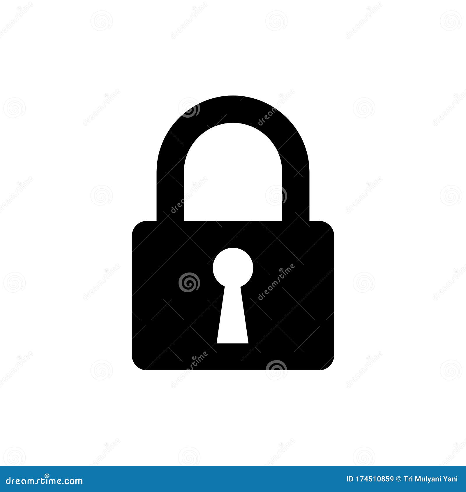 Padlock Icon Vector Design Symbol Stock Vector - Illustration of access ...