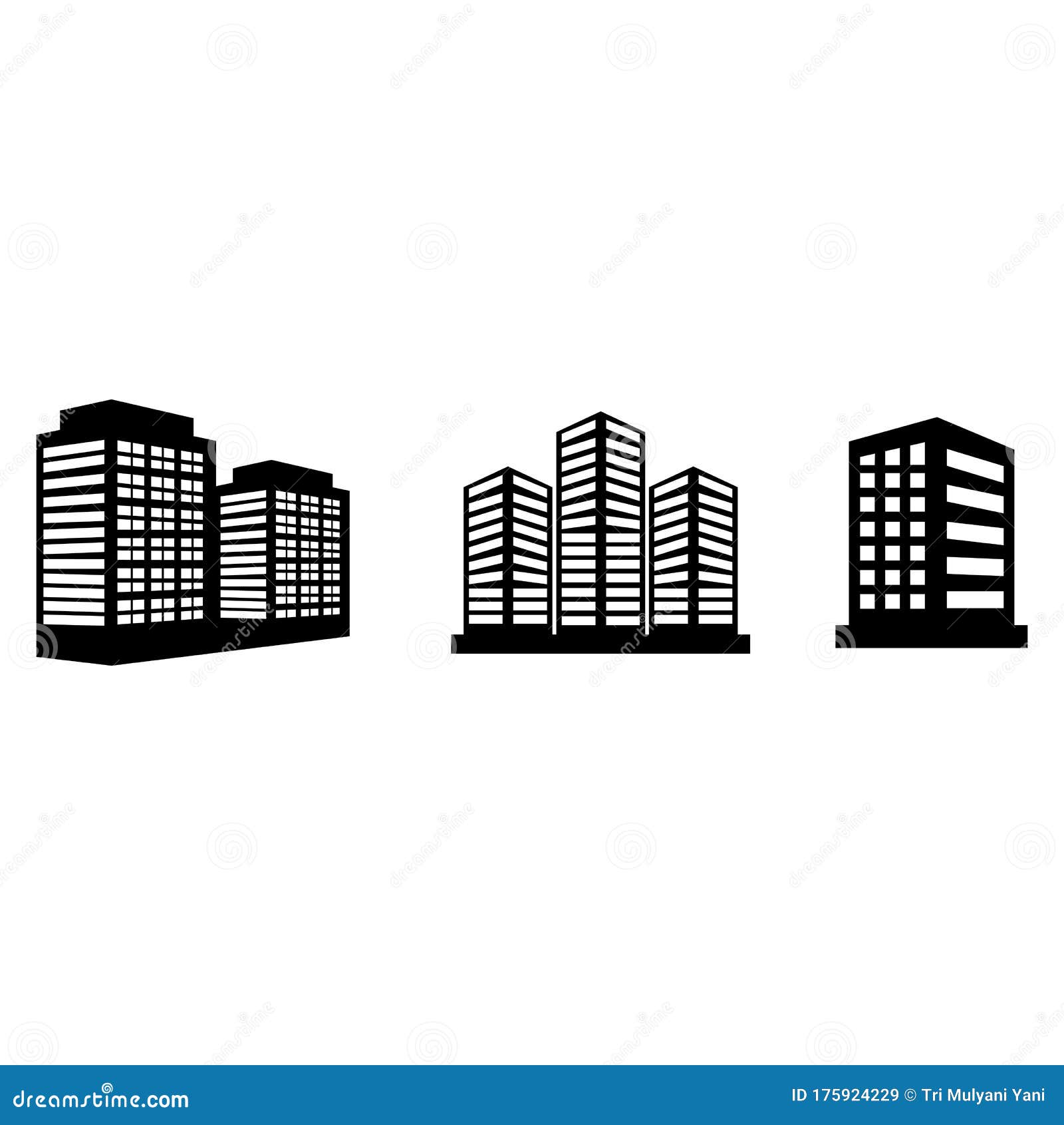Building Icon Vector Design Symbol Stock Vector - Illustration of high ...