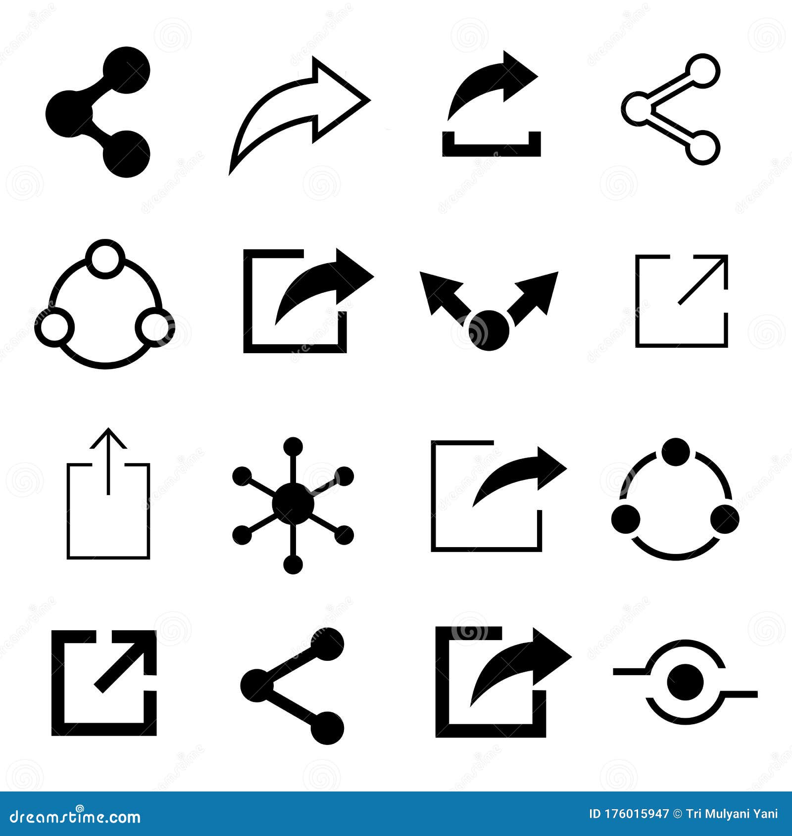 Share Icon Vector Design Symbol Stock Vector - Illustration of back ...