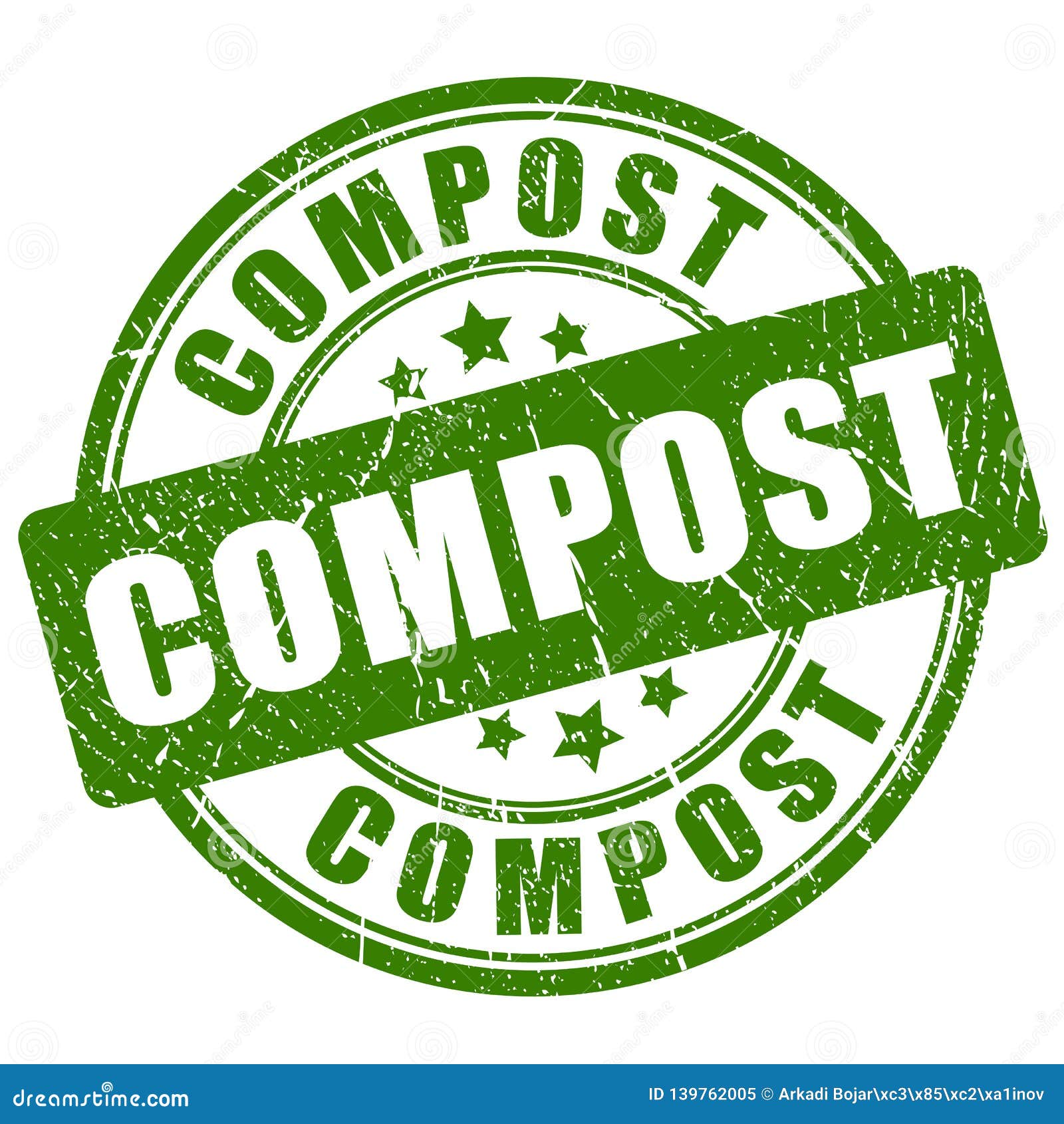 Compost vector stamp stock vector. Illustration of ground - 139762005