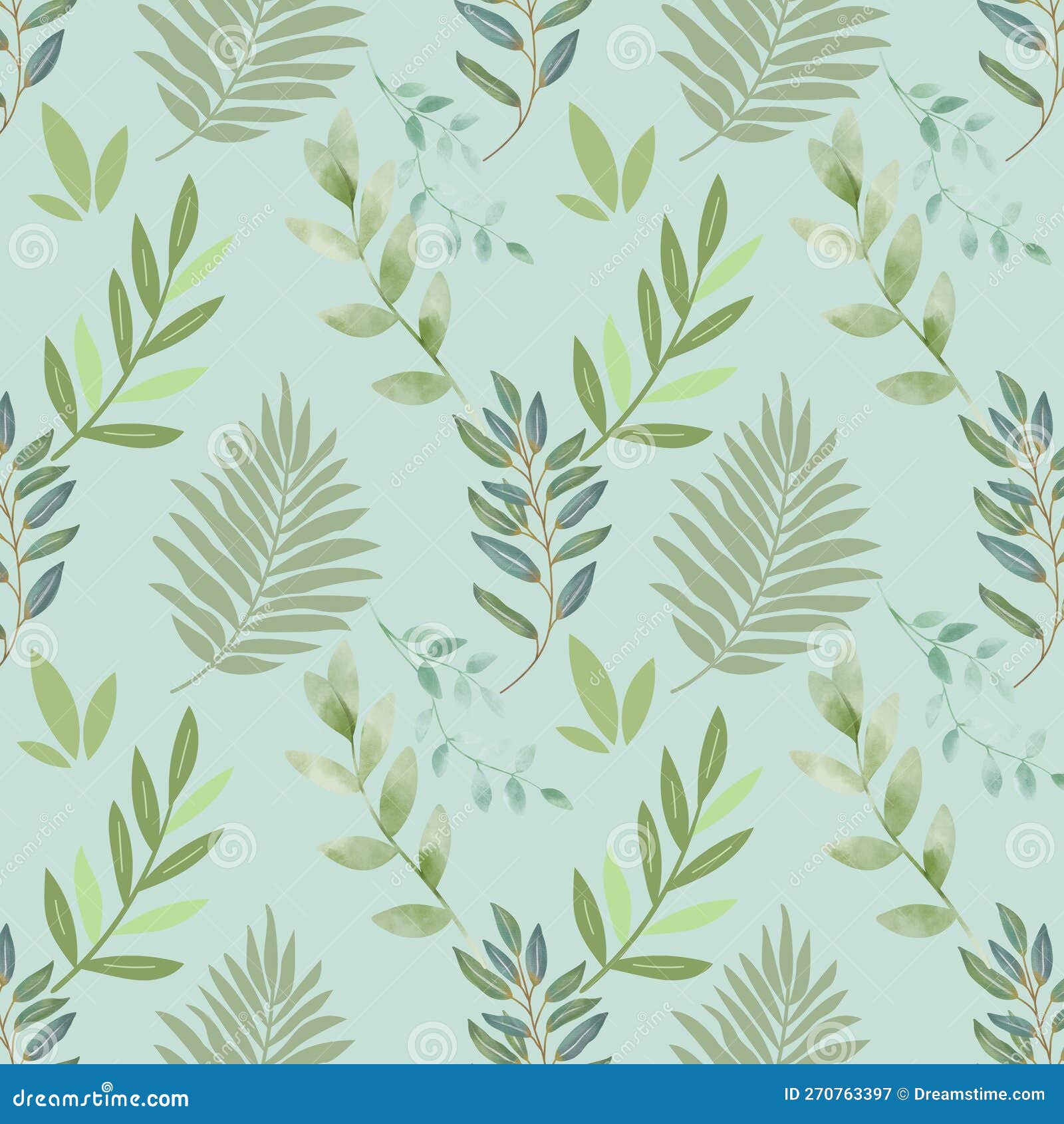 Leaf Textile Pattern and Wallpaper Pattern Seamless Abstract Background ...