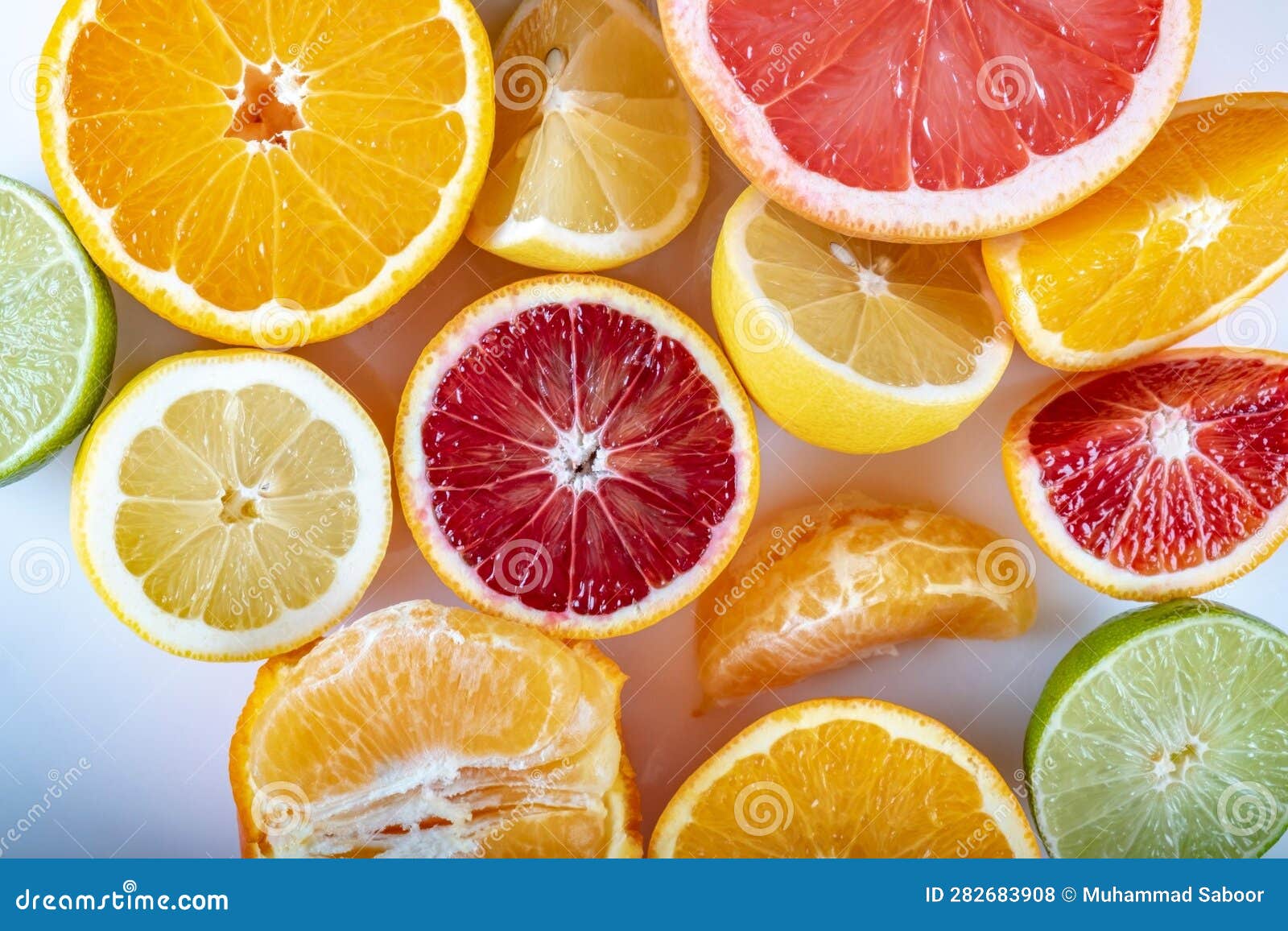 Vibrant Close-Up of Assorted Citrus Fruits Halves in Stunning 4K ...