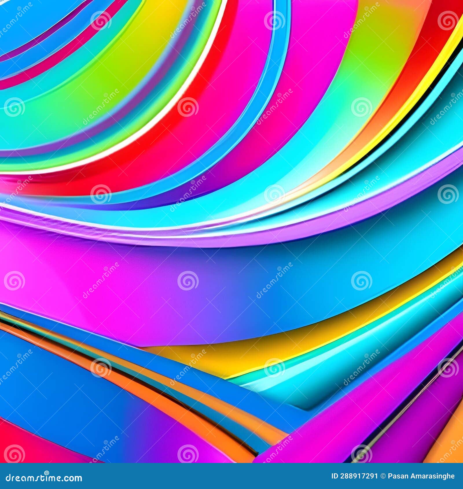Abstract Colorful Rainbow Swirl Background for Art Works Stock ...