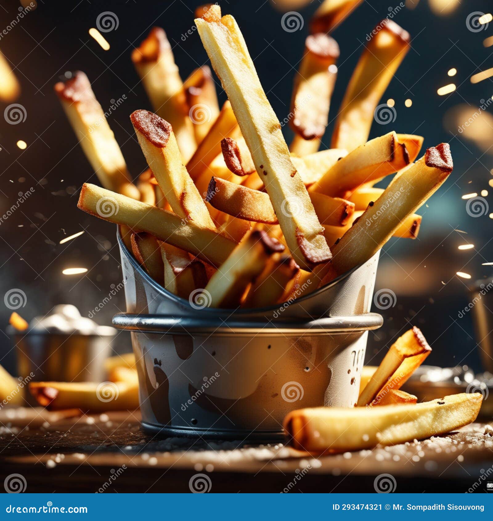 French Fries Floating in the Air is a Surreal and Magical Sight. the ...