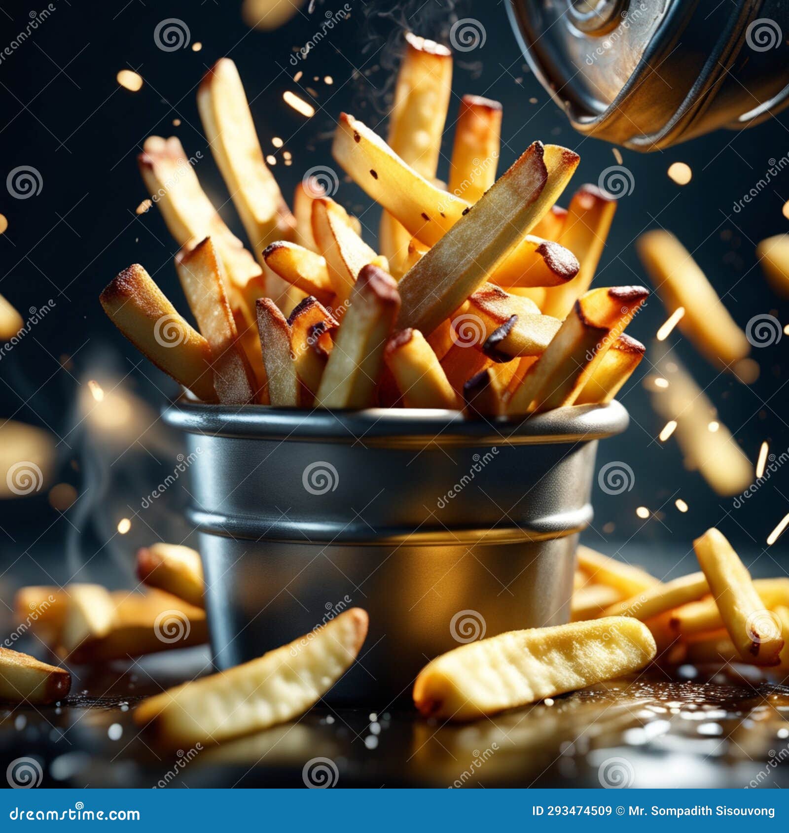 French Fries Floating in the Air is a Surreal and Magical Sight. the ...