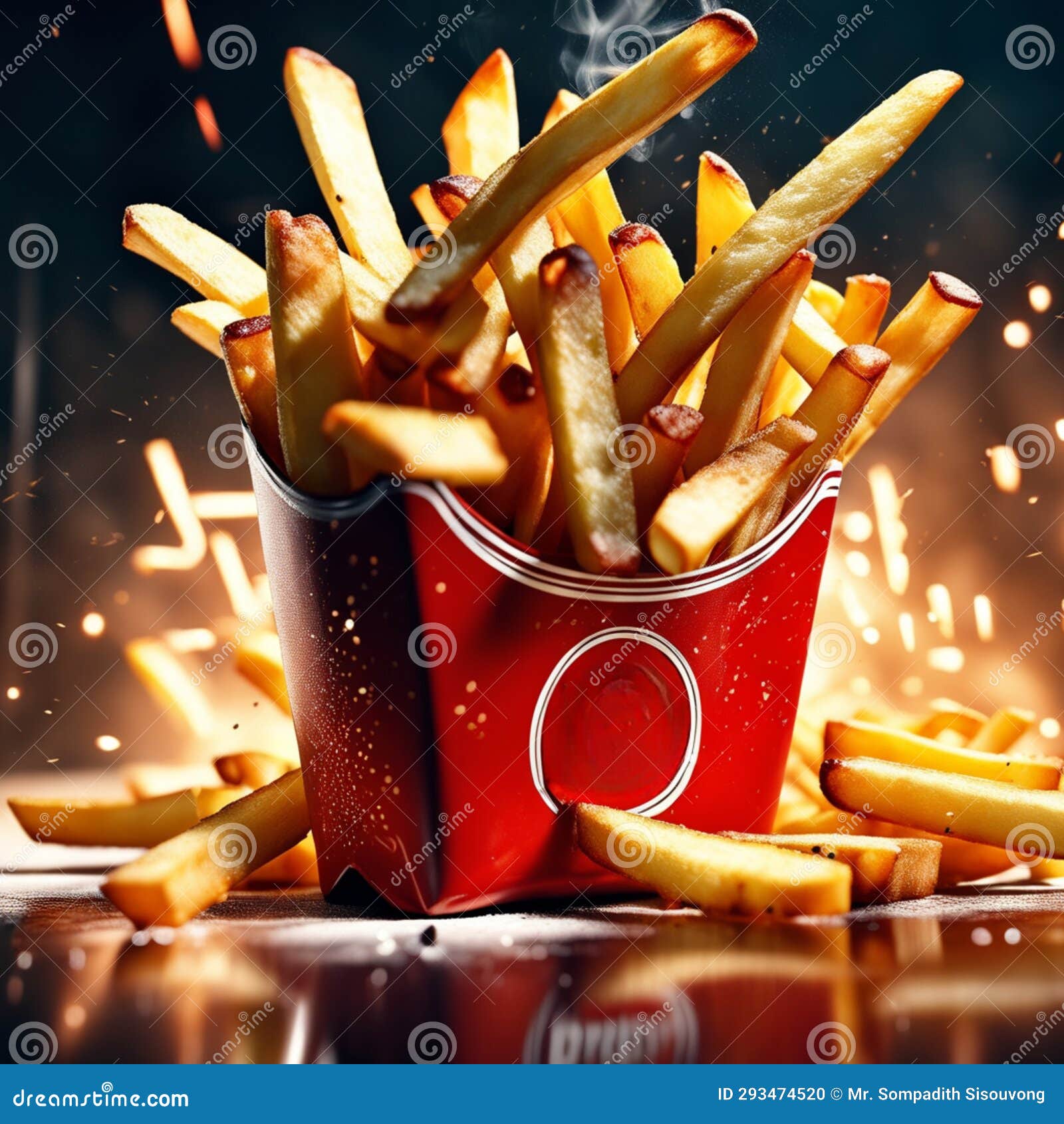 French Fries Floating in the Air is a Surreal and Magical Sight. the ...