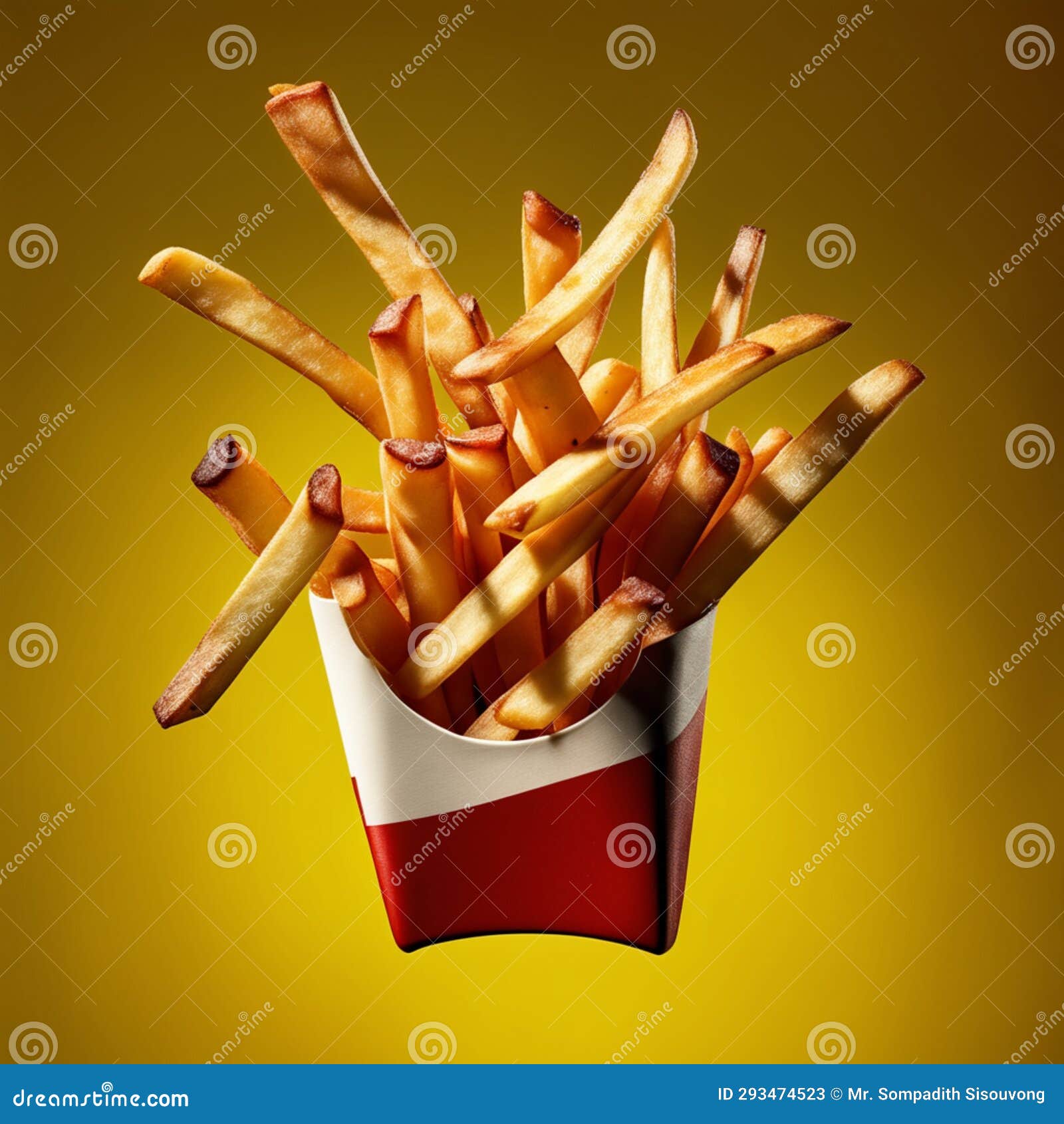 French Fries Floating in the Air is a Surreal and Magical Sight. the ...