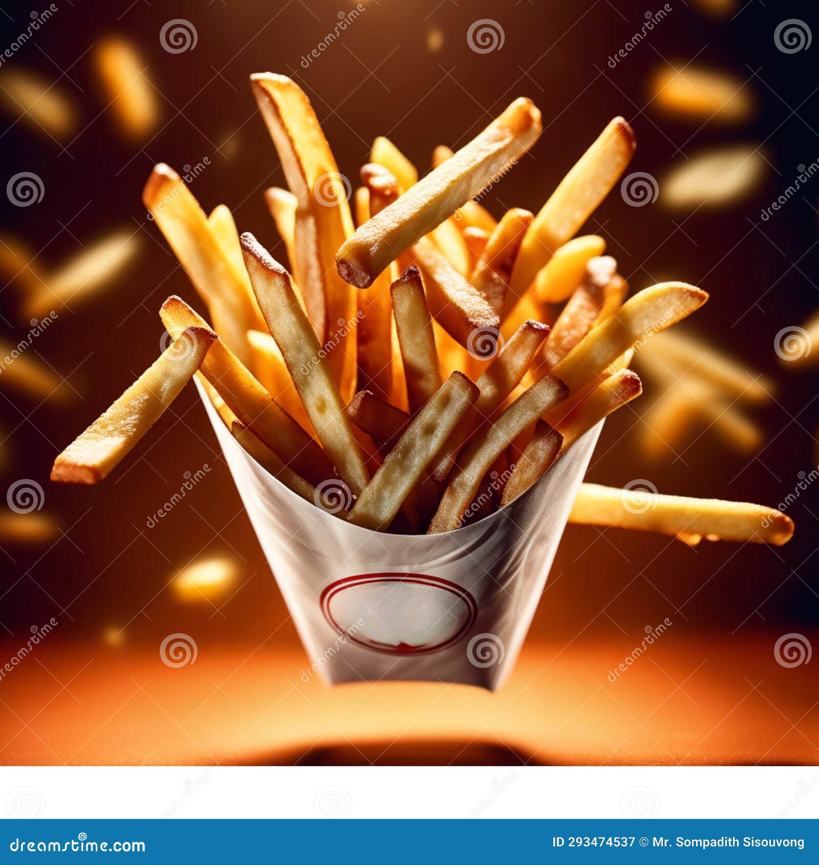 French Fries Floating in the Air is a Surreal and Magical Sight. the ...