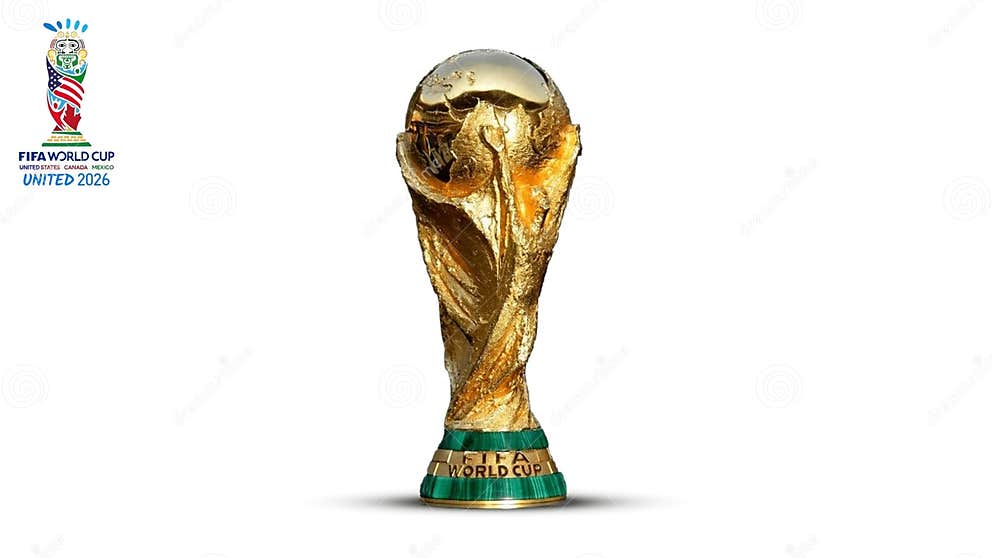 Fifa World Cup 2026 Trophy with Official Logo Canada, United State and ...