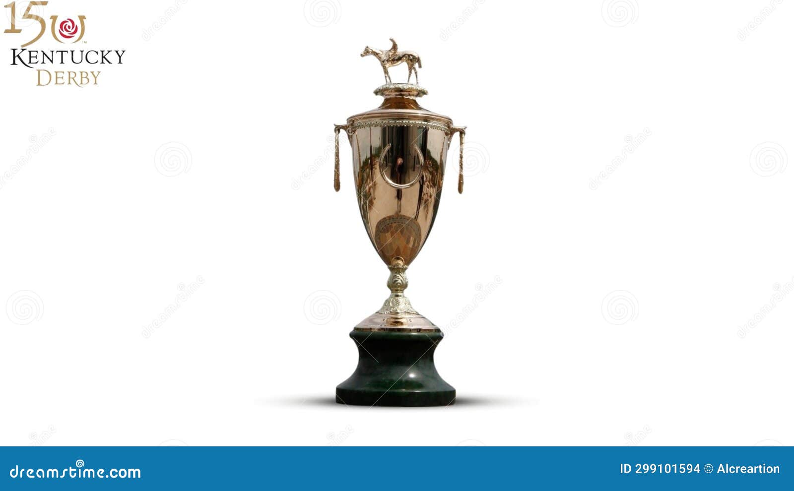 150 Kentucky Derby 2024 Trophy with Logo Editorial Stock Image ...