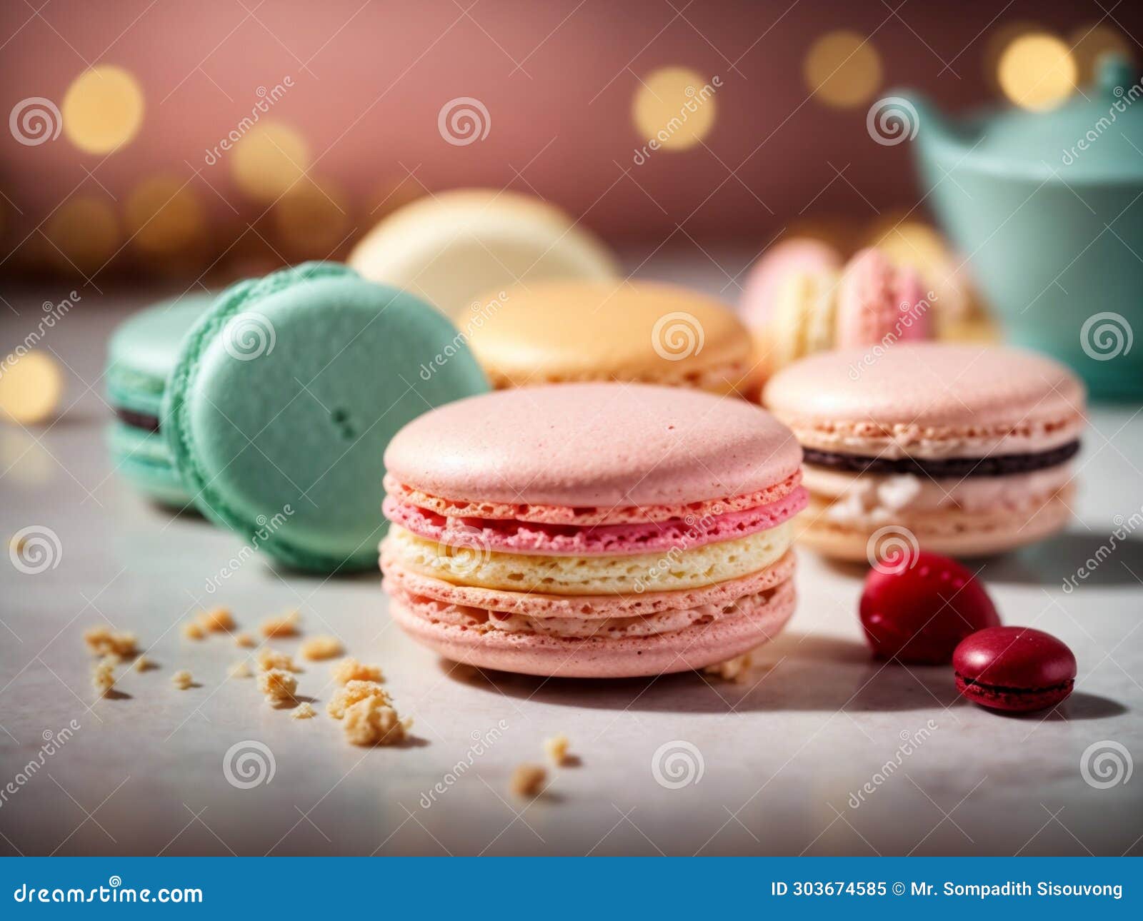 French Macarons, the Most Famous French Sweet Pastry in Studio ...