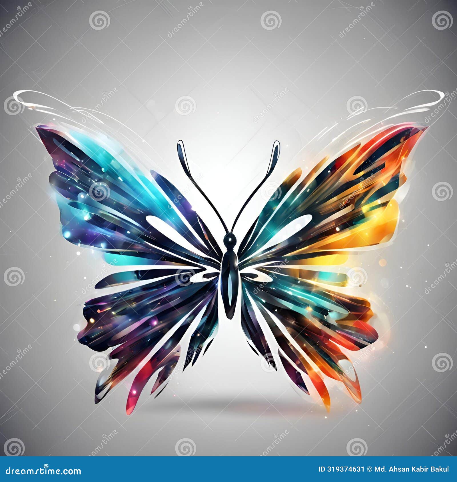 Untiled design butterfly stock illustration. Illustration of eyed ...