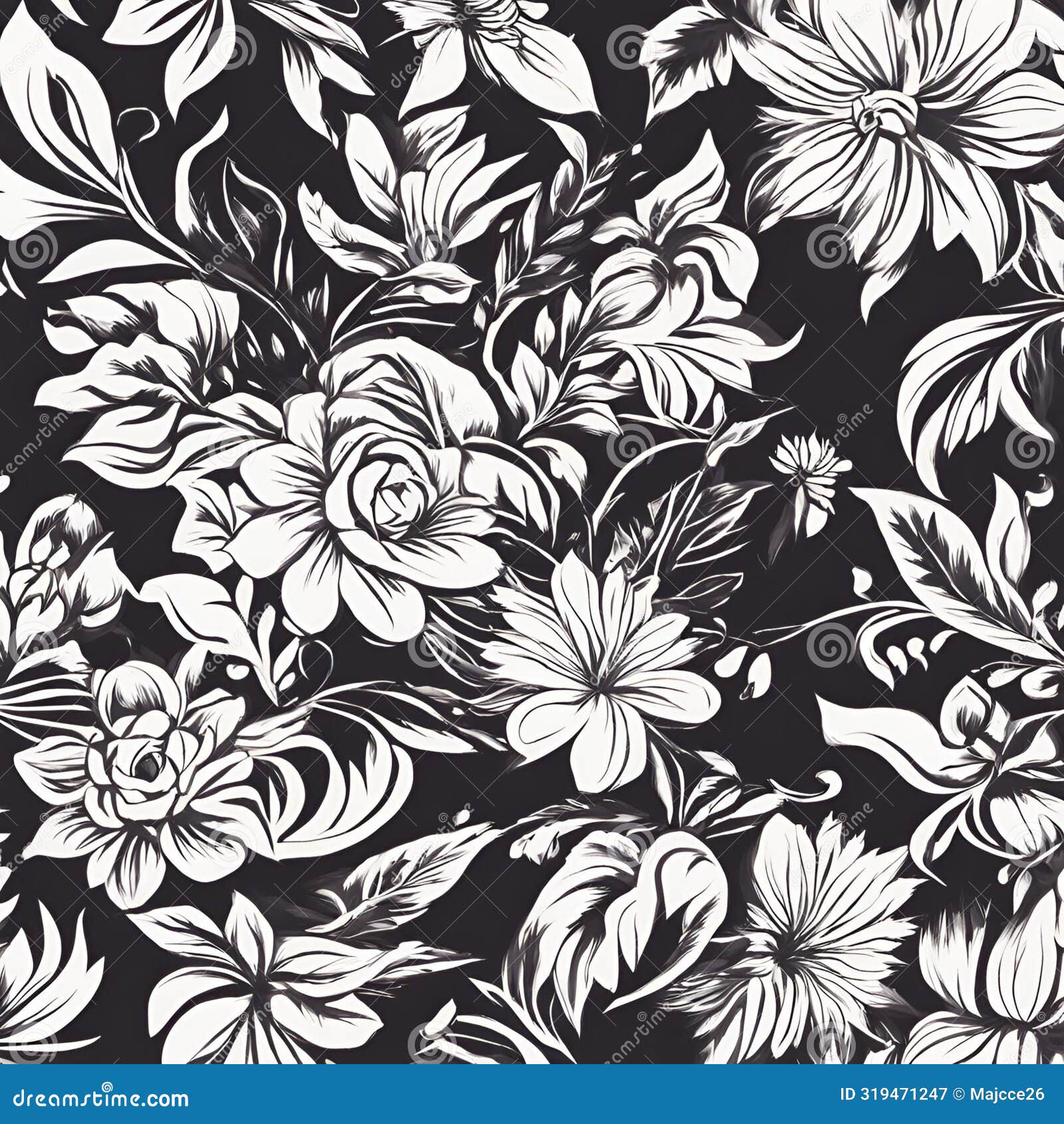 Floral Background Flowers Design Repetition Pattern Abstract Beatiful ...