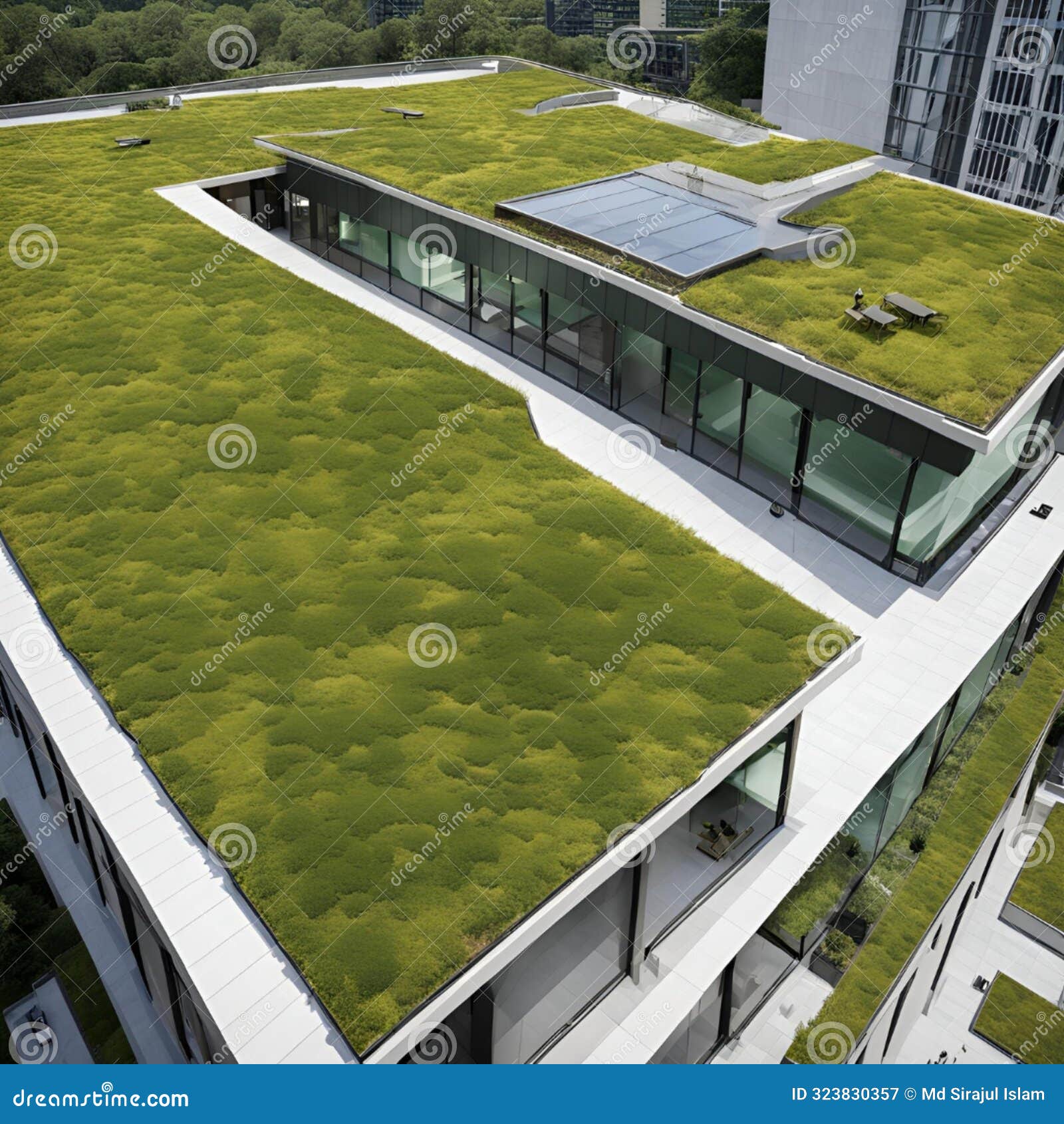 Green Roof for Sustainable Building: a Cinematic Visual Stock ...
