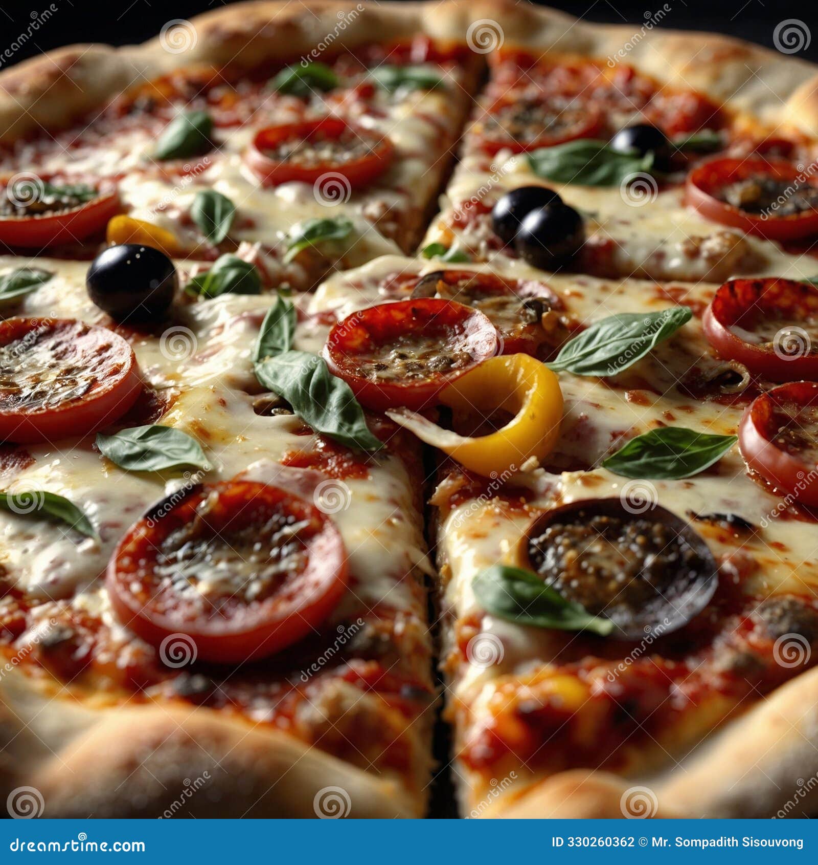 Neapolitan Pizza Was Created in Naples, Italy Stock Illustration ...