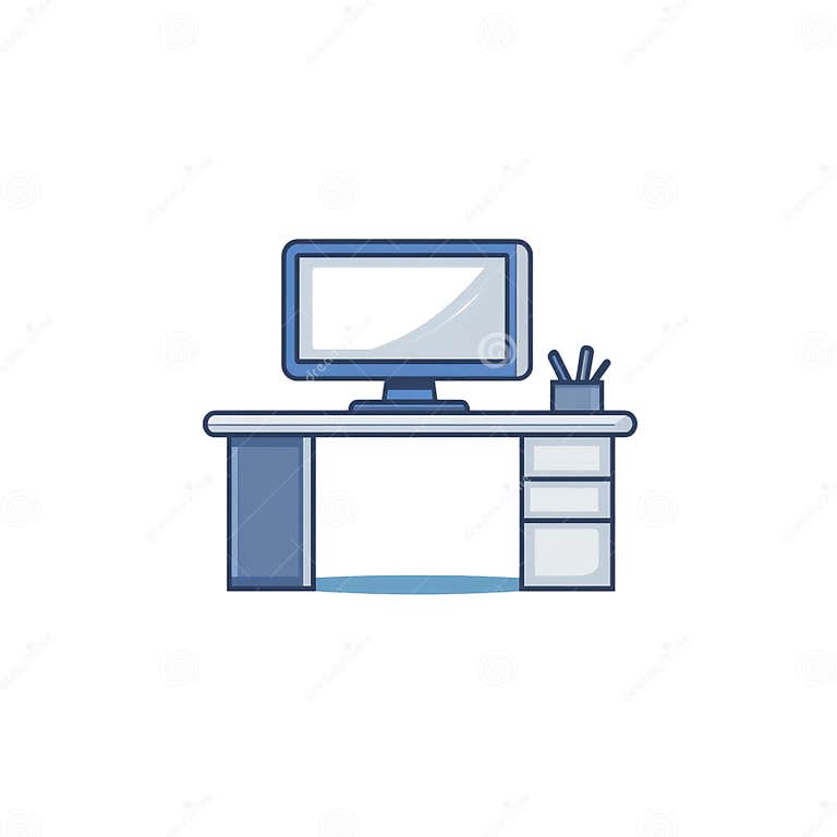 Desk Icon Transparent Background for Your Graphic Resources Stock ...