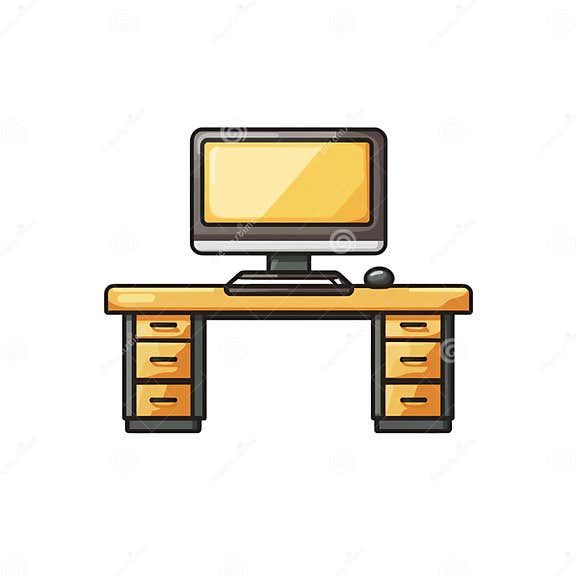Desk Icon Transparent Background for Your Graphic Resources Stock ...