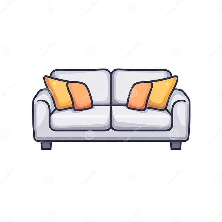 Sofa Icon Transparent Background for Your Graphic Resources Stock ...