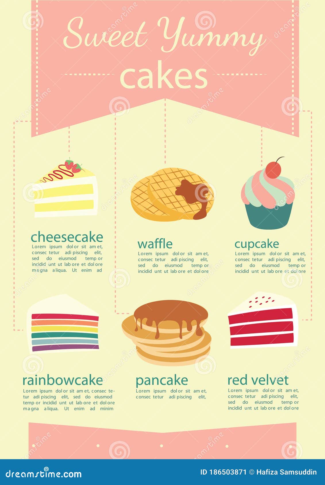 Cakes icon stock vector. Illustration of waffles, infographics - 186503871