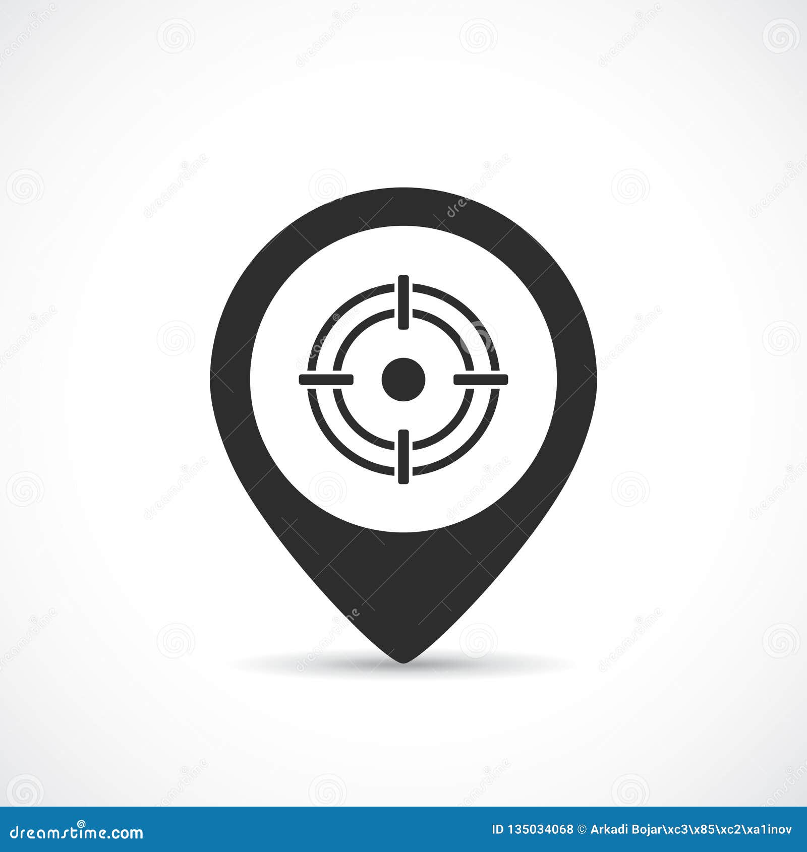 Destination Point Map Marker Stock Vector - Illustration of icons ...