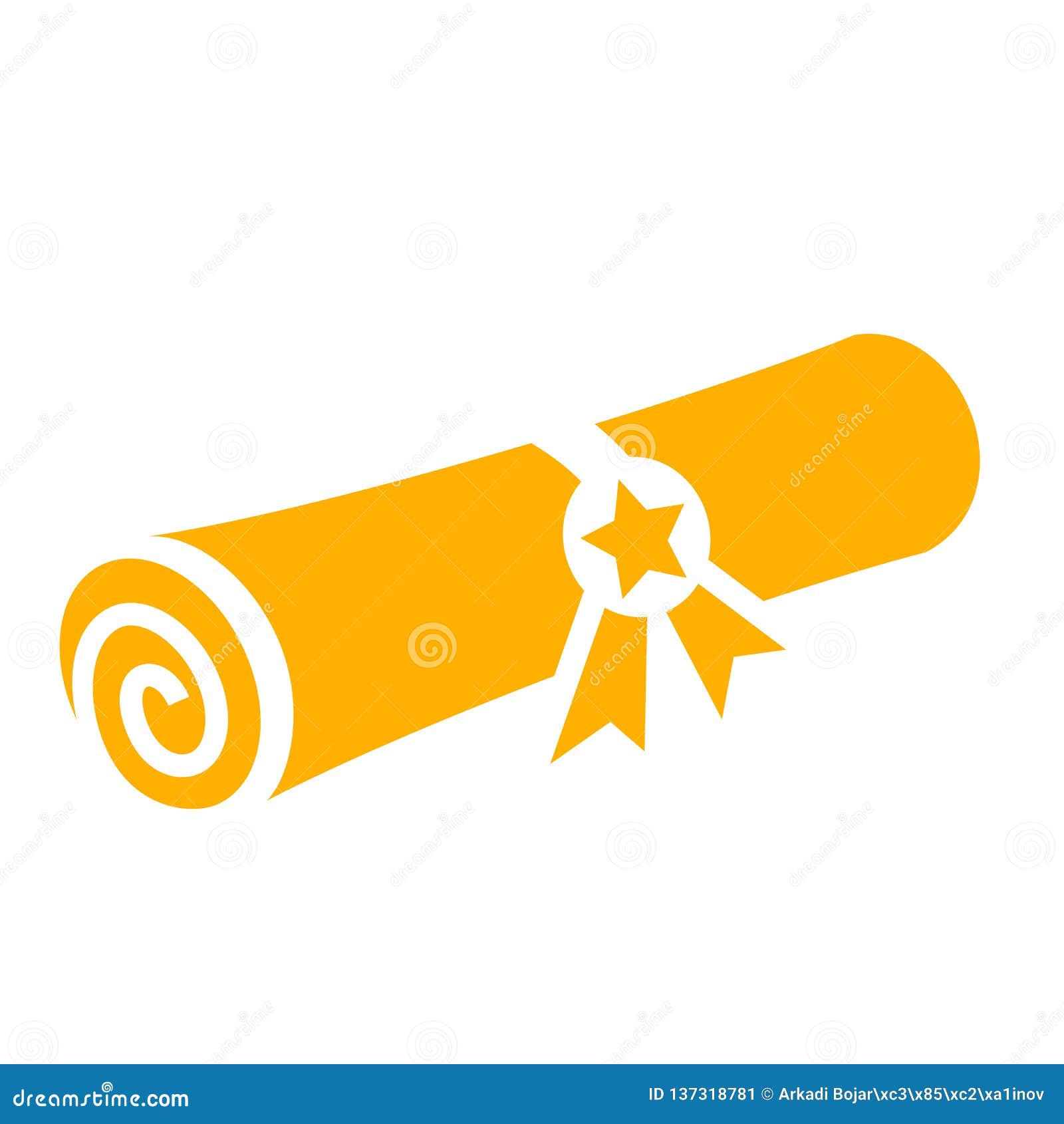 Diploma Vector Icon Isolated On Transparent Background, Diploma ...