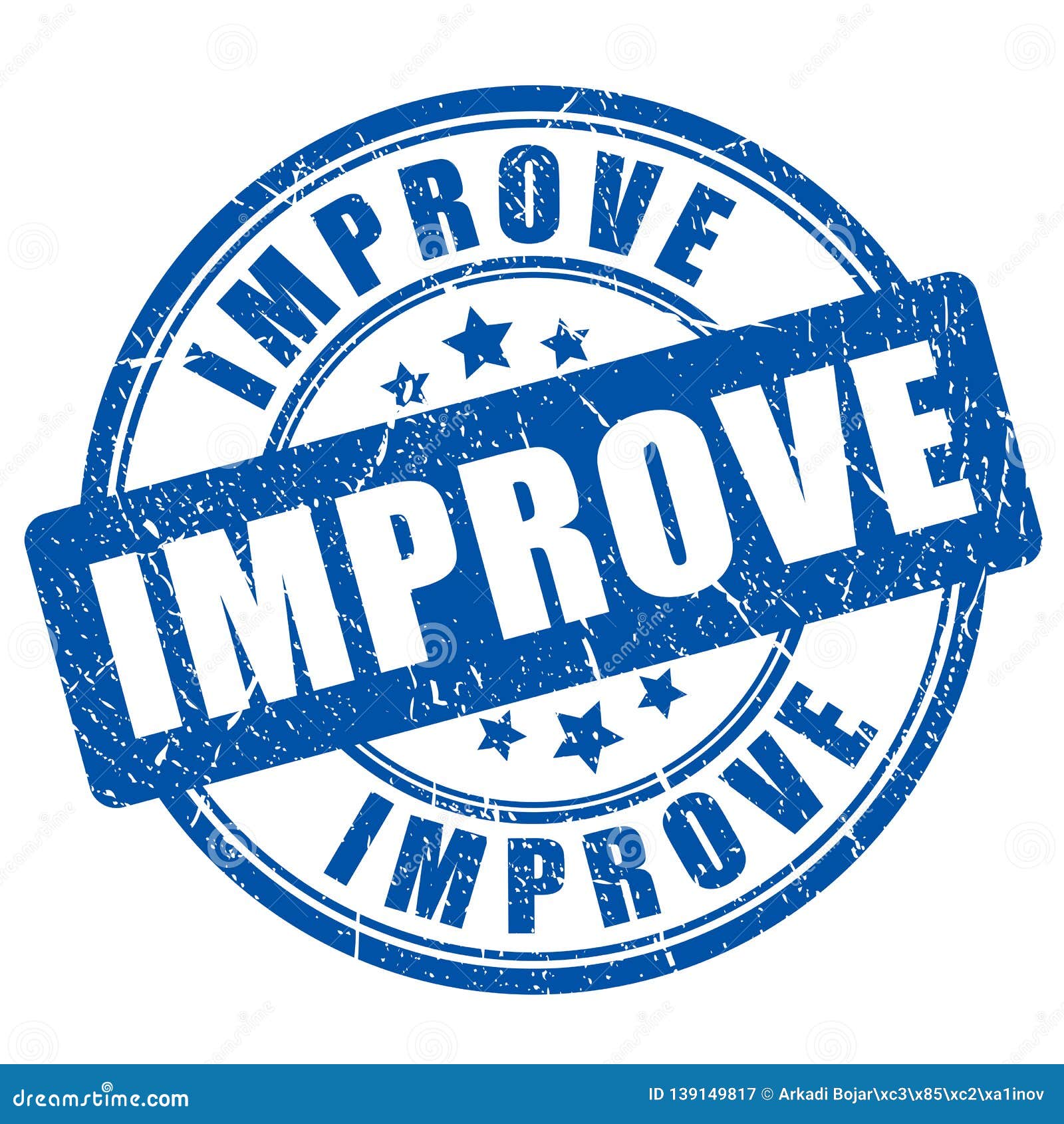 Improve Vector Stamp | CartoonDealer.com #139149817