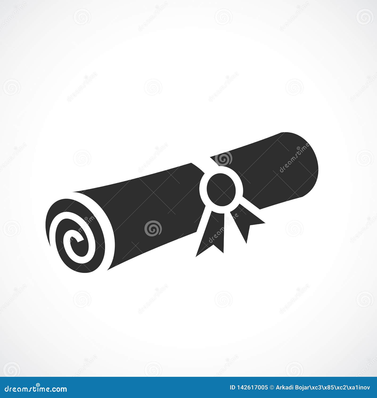 Rolled Up Map Icon. Trendy Flat Vector Rolled Up Map Icon On White ...
