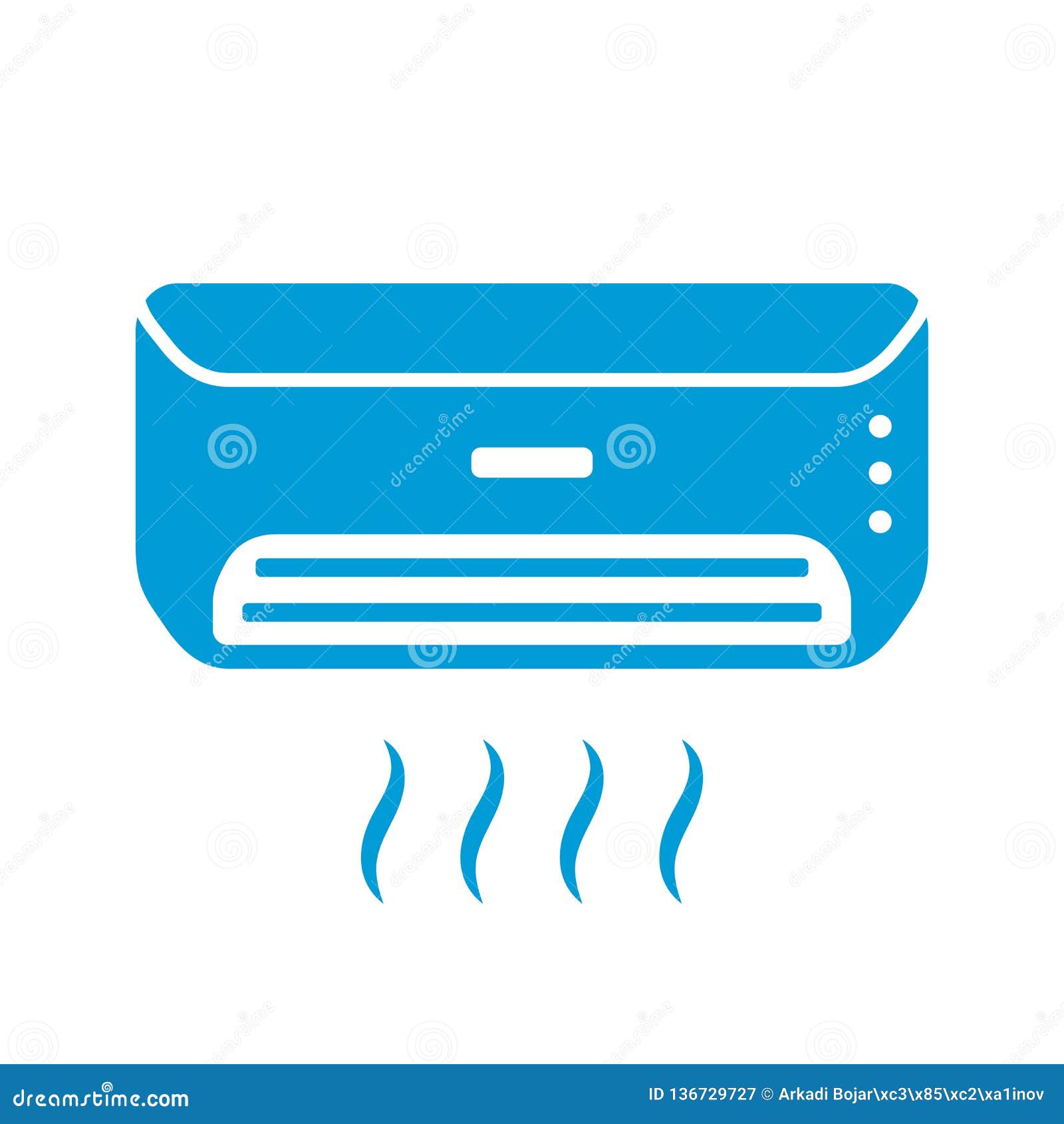 Conditioner vector icon stock vector. Illustration of clip - 136729727