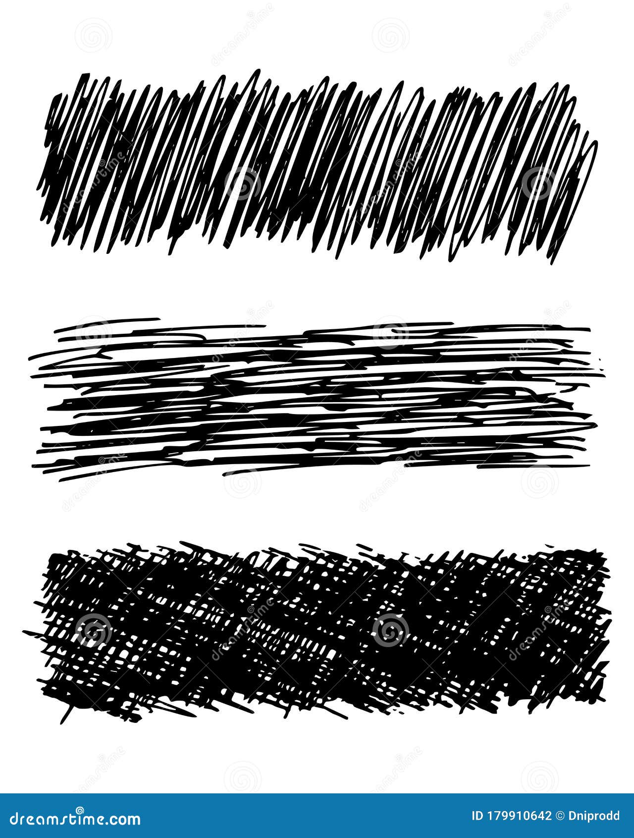 Hand Drawn Rectangle Scribble Smear Stock Vector - Illustration of ...