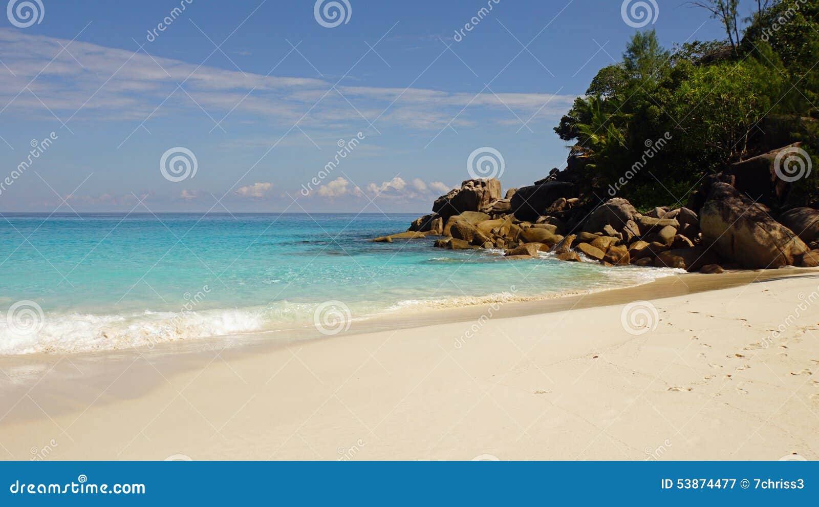 Untouched beach stock image. Image of travel, traveling - 53874477
