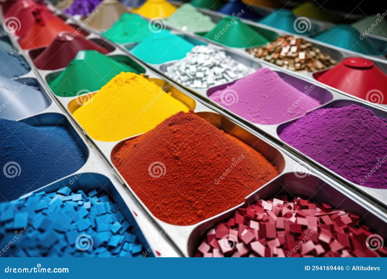 An Untouched Raw Material before they Transform into Printer Components ...