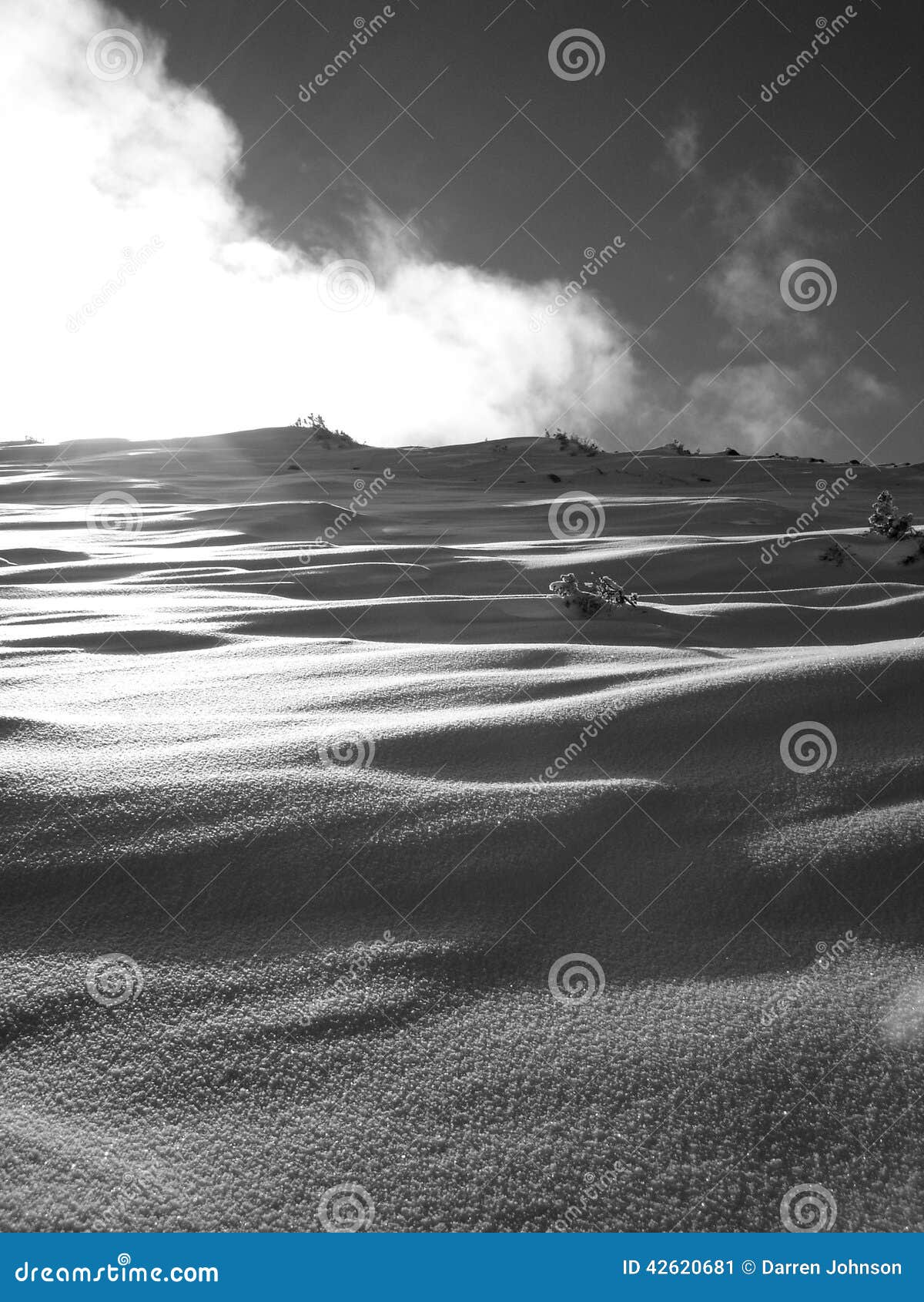 Untouched snow stock image. Image of contours, fresh - 42620681