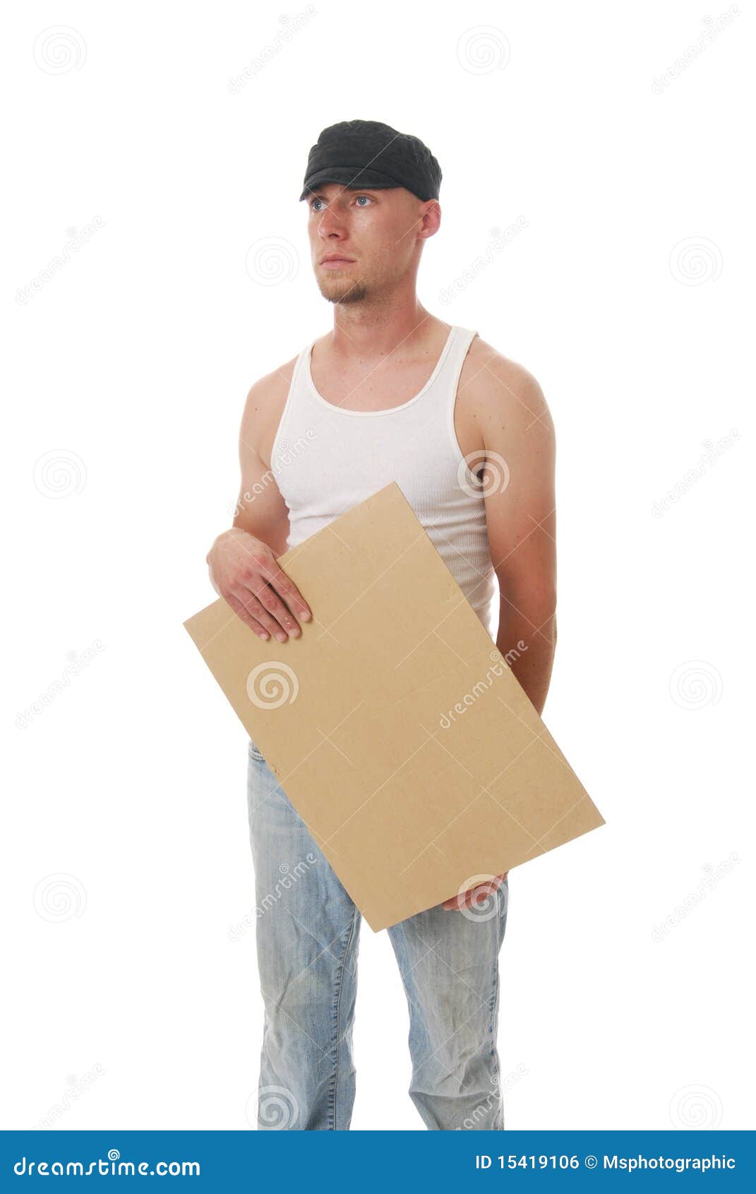 Unumployed man stock photo. Image of panhandler, person - 15419106