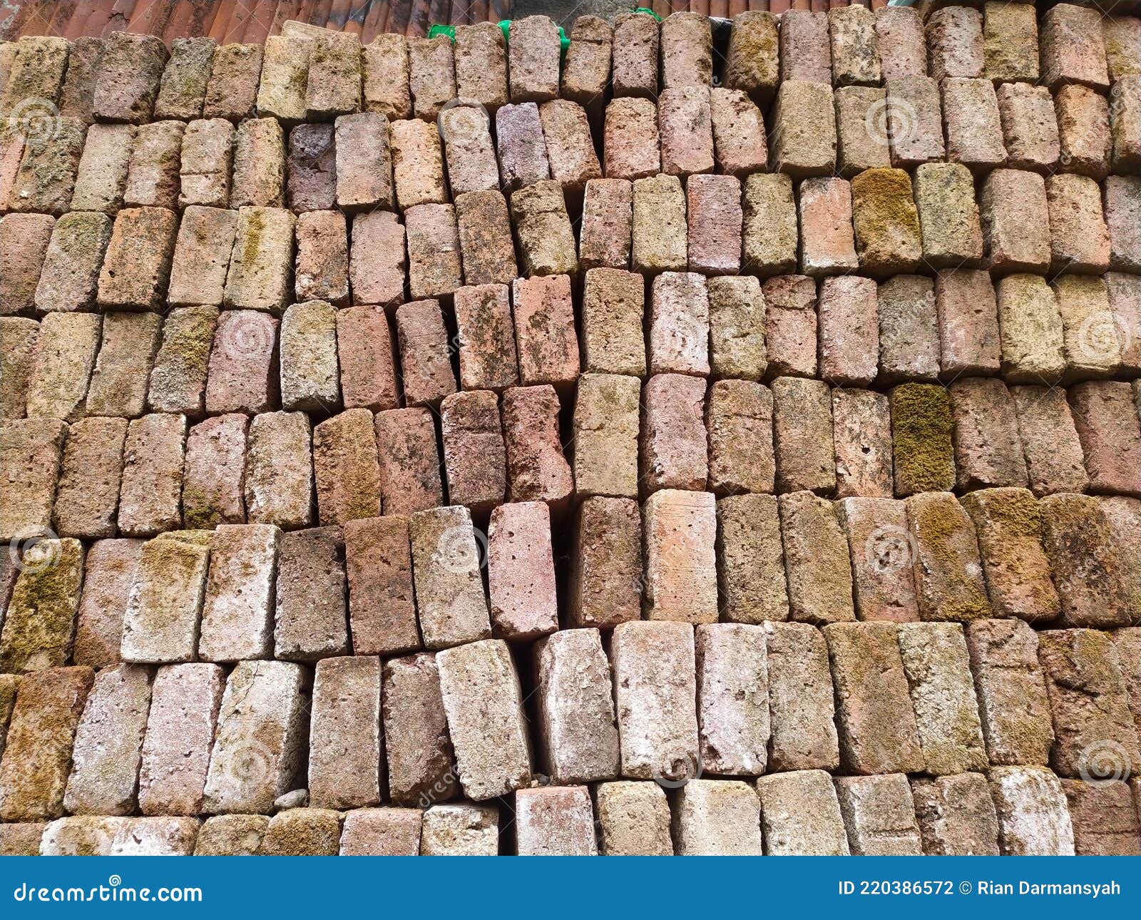 Unused tall brick array stock photo. Image of array - 220386572