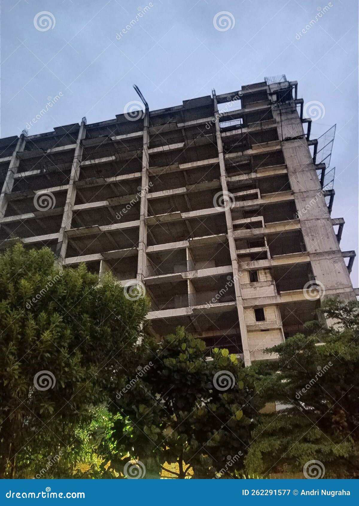 Unused Multi-storey Building Stock Image - Image of landmark, continued ...