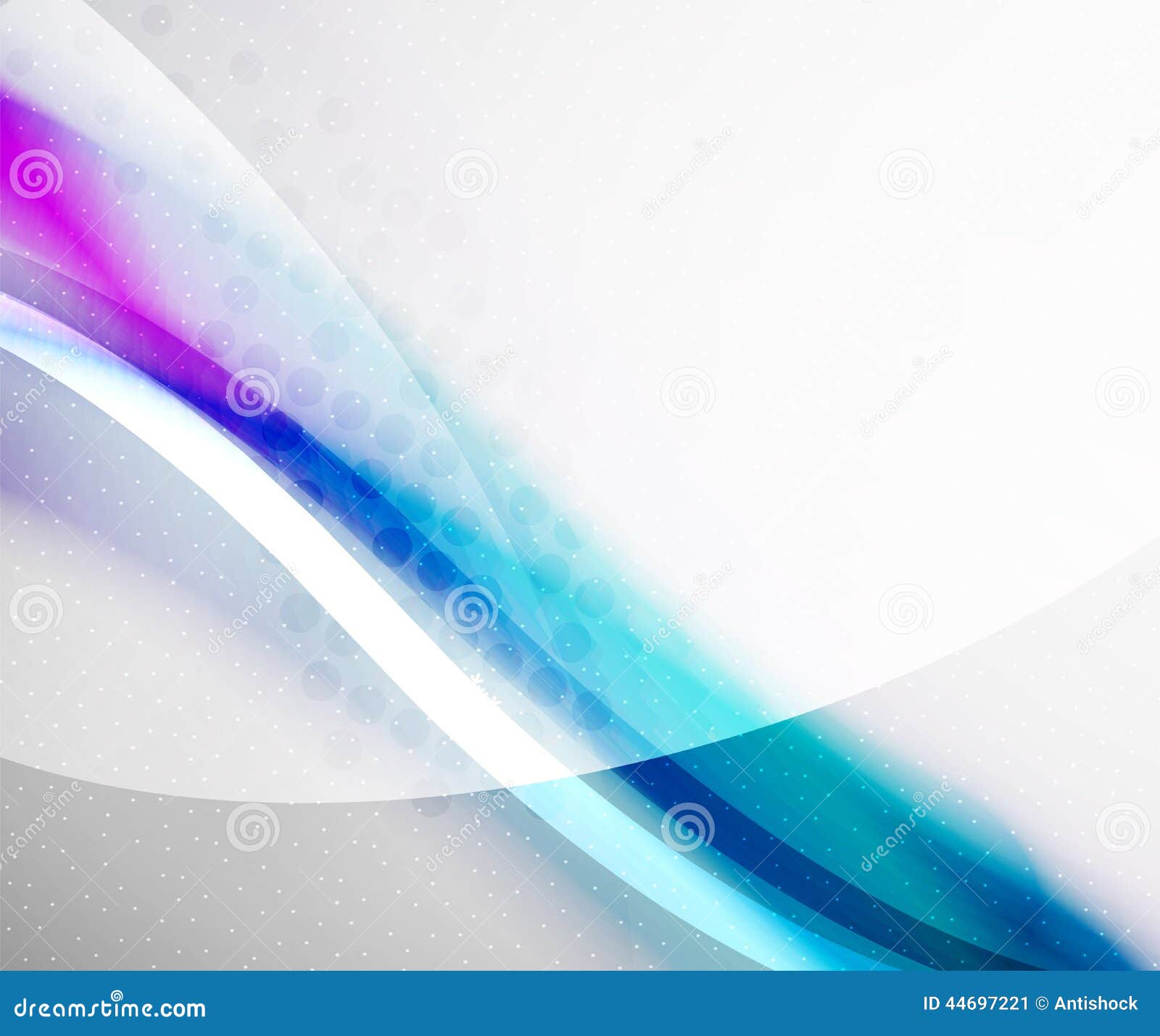 Unusual Abstract Blue Wave Template Stock Vector - Illustration of line ...