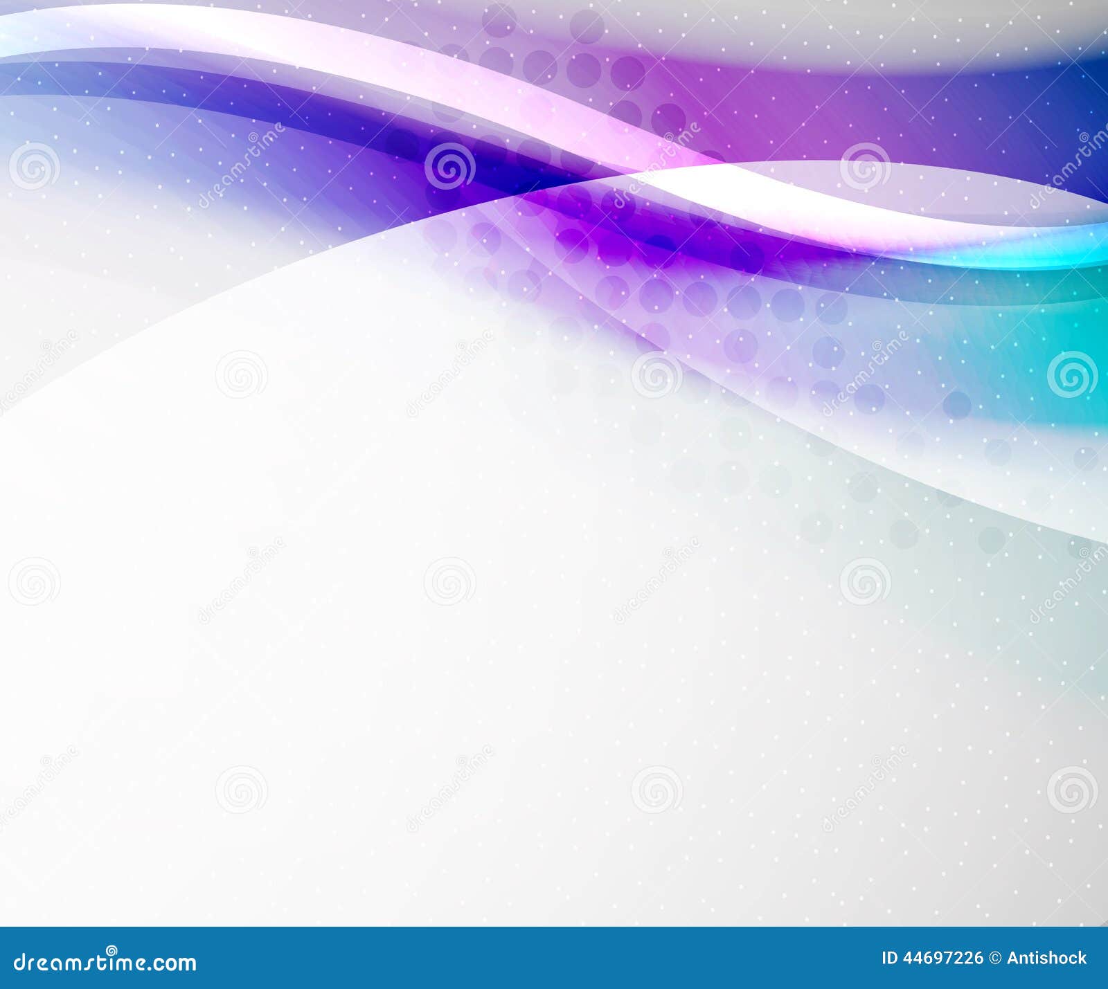 Unusual Abstract Blue Wave Template Stock Vector - Illustration of flow ...