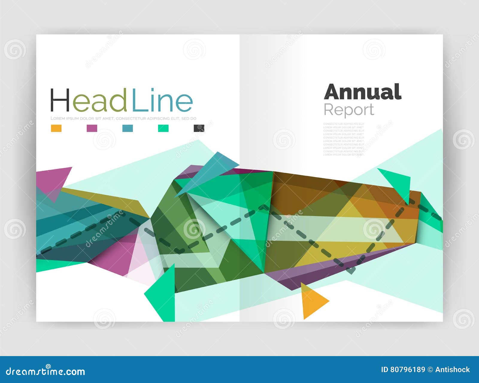 Unusual Abstract Corporate Business Brochure Template Stock Vector ...