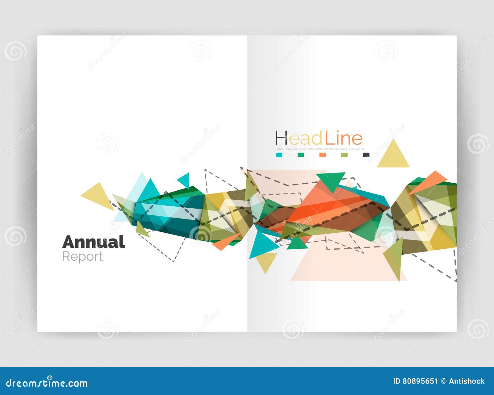 Unusual Abstract Corporate Business Brochure Template Stock Vector ...